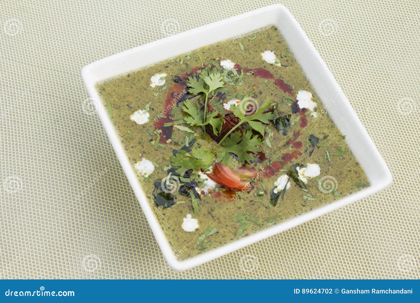 Dhaniya Murgh-Coriander Chicken Stock Photo - Image of curd ...