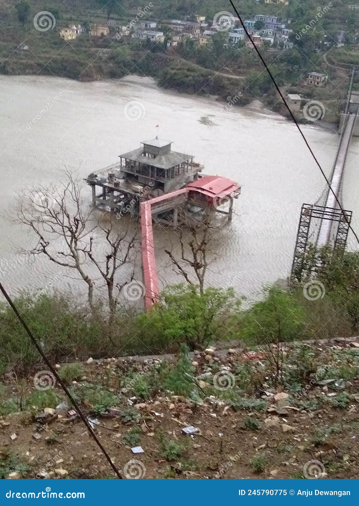 Dhari Devi Temple Uttarakhand India Stock Image - Image of devi ...