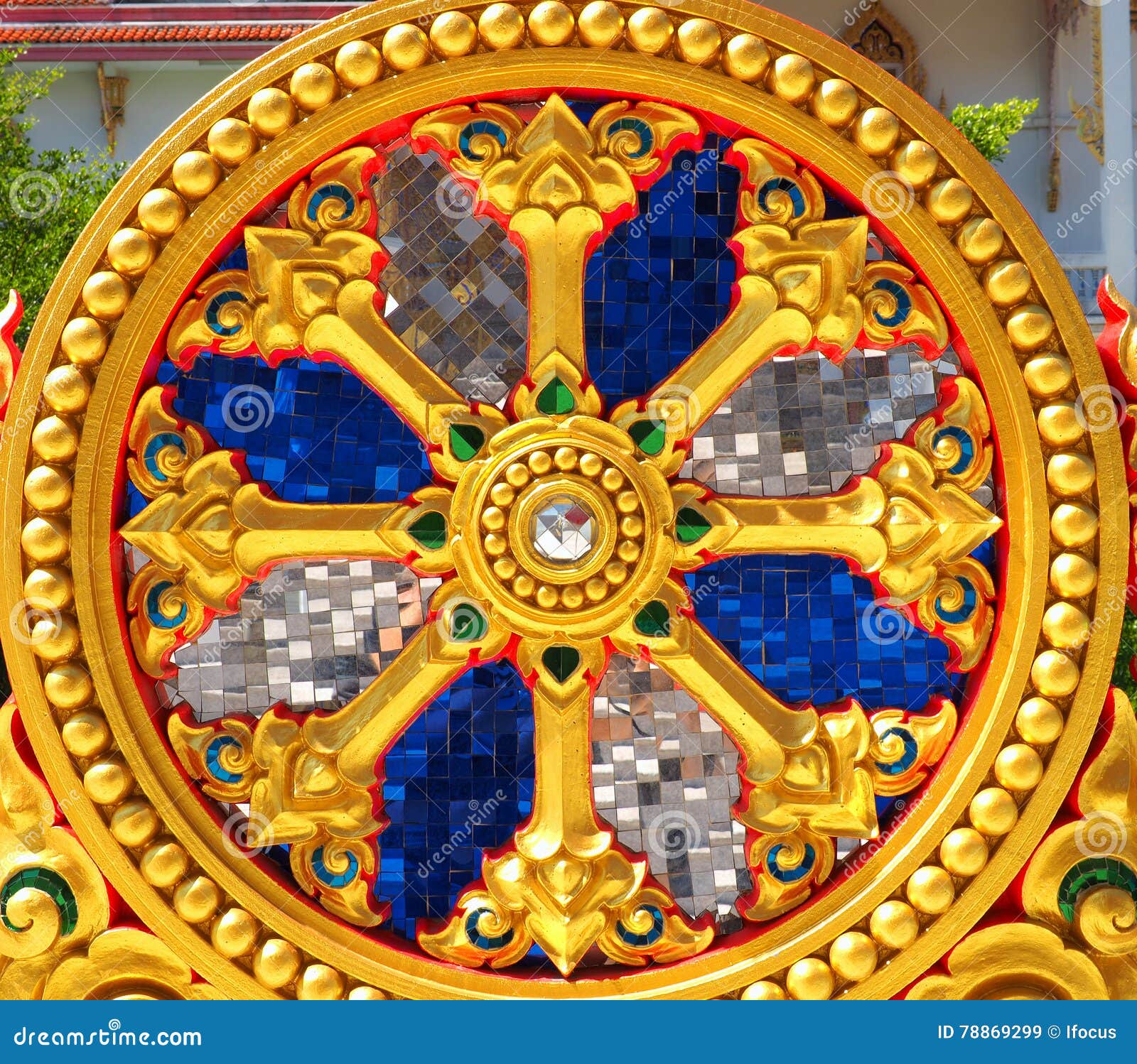 Dharma Wheel Of Buddhism Royalty-Free Stock Image | CartoonDealer.com ...