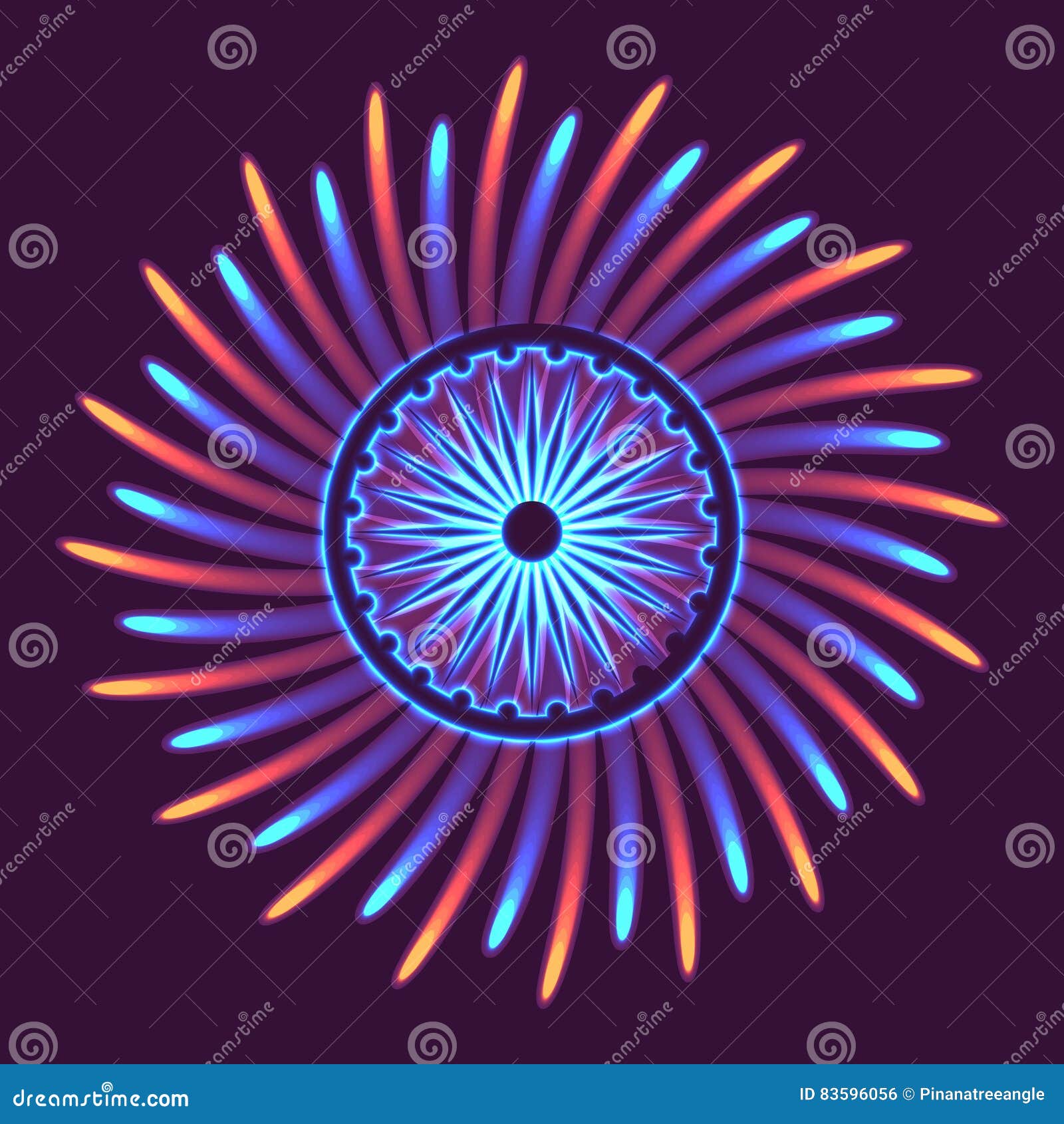 Dharmacakra, Dharma Wheel stock illustration. Illustration of curve ...