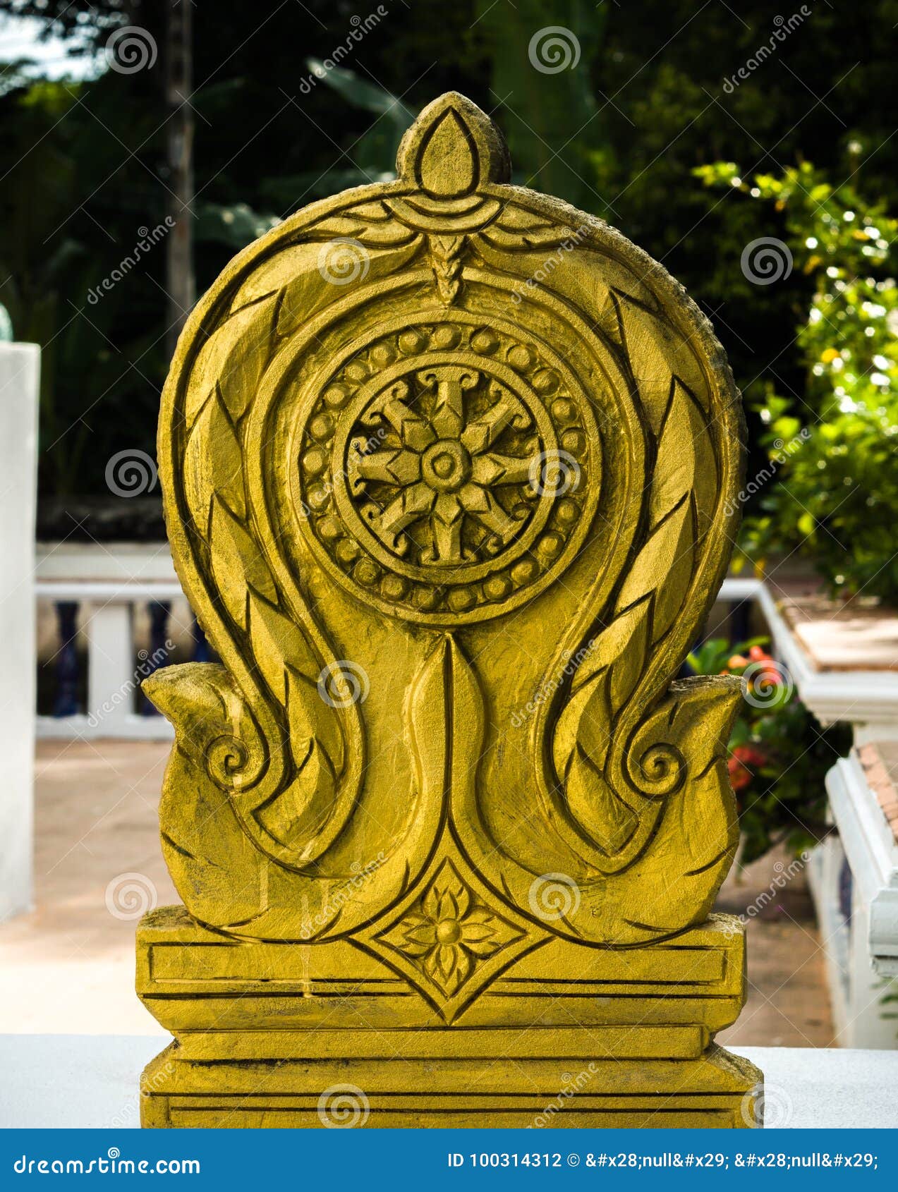Dharmachakra stock photo. Image of sign, east, religious - 100314312
