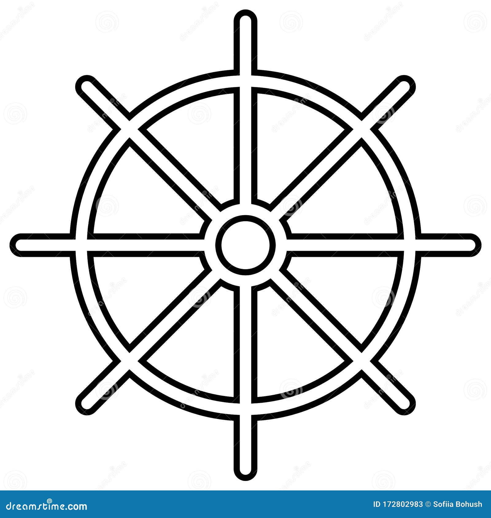 Dharmachakra. Wheel of Dharma - a Symbol of Buddhism and Hinduism Flat ... Dharmachakra. Wheel of Dharma - a Symbol of Buddhism and Hinduism Flat ...