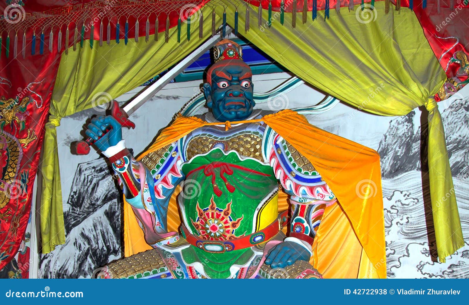 Dharmapala (protettore Del Dharma), Tempio Buddista a Pechino ...