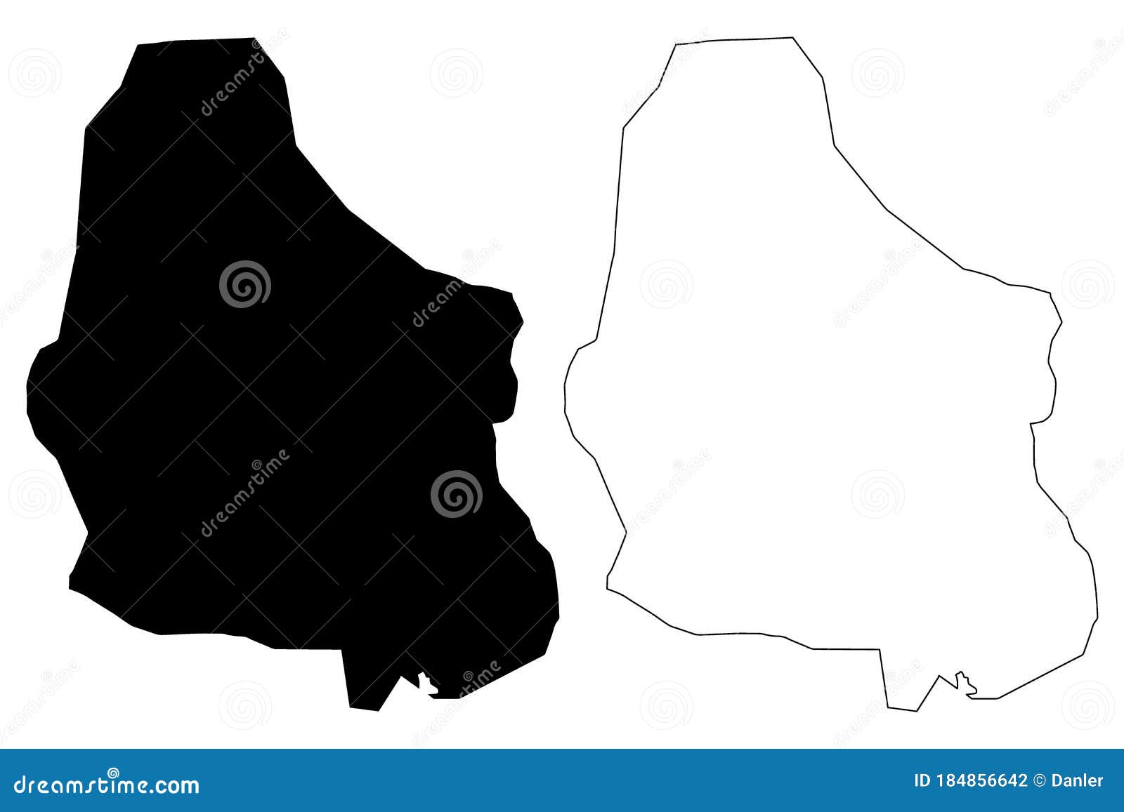 Karnataka Map. Vector Illustration Of Karnataka District Map With ...
