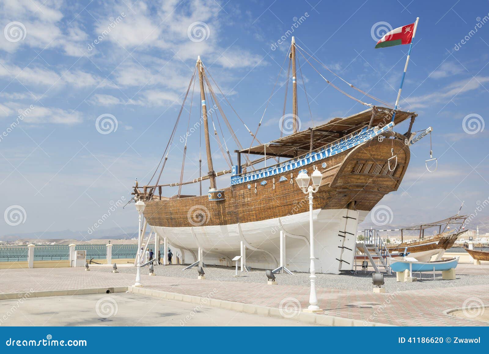 Dhau Oman stockfoto. Bild von hölzern, arabien, handarbeit - 41186620