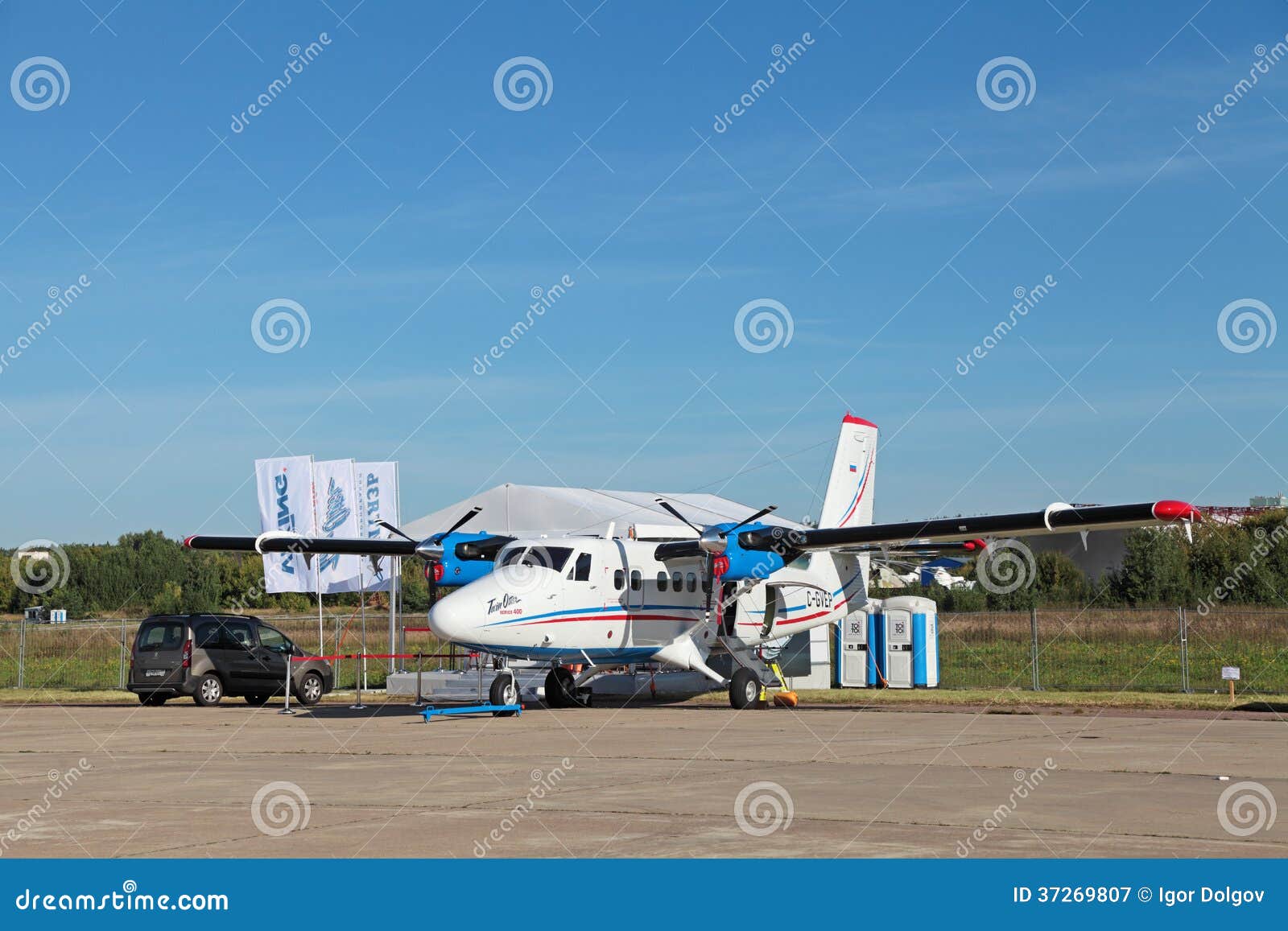 DHC-6 400 fotografia editorial. Obraz złożonej z lotnictwa - 37269807