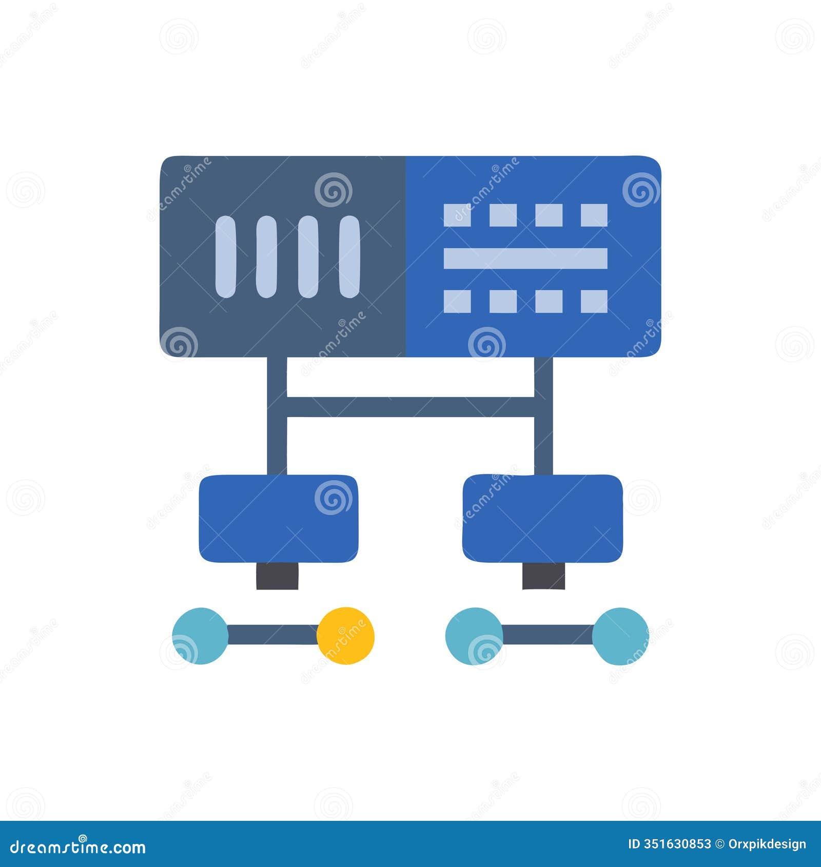 DHCP Technology Icon stock illustration. Illustration of service ...