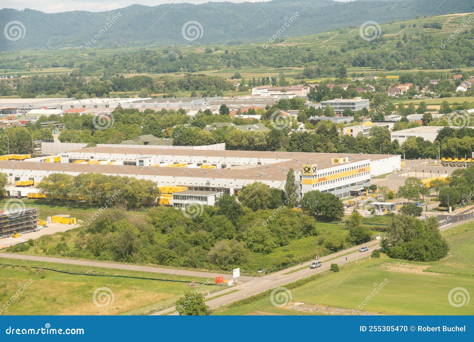 DHL Building in Lahr in Germany Stock Photo - Image of sight, center ...