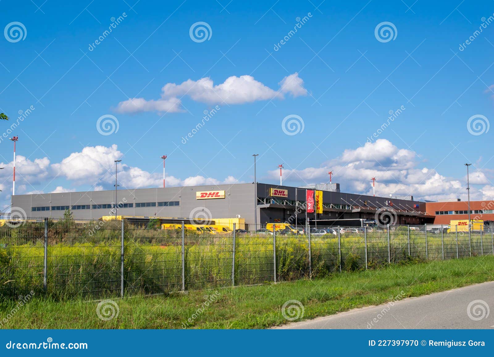 Dhl Cargo Air Distribution Warehouse in Pyrzowice Katowice Editorial ...