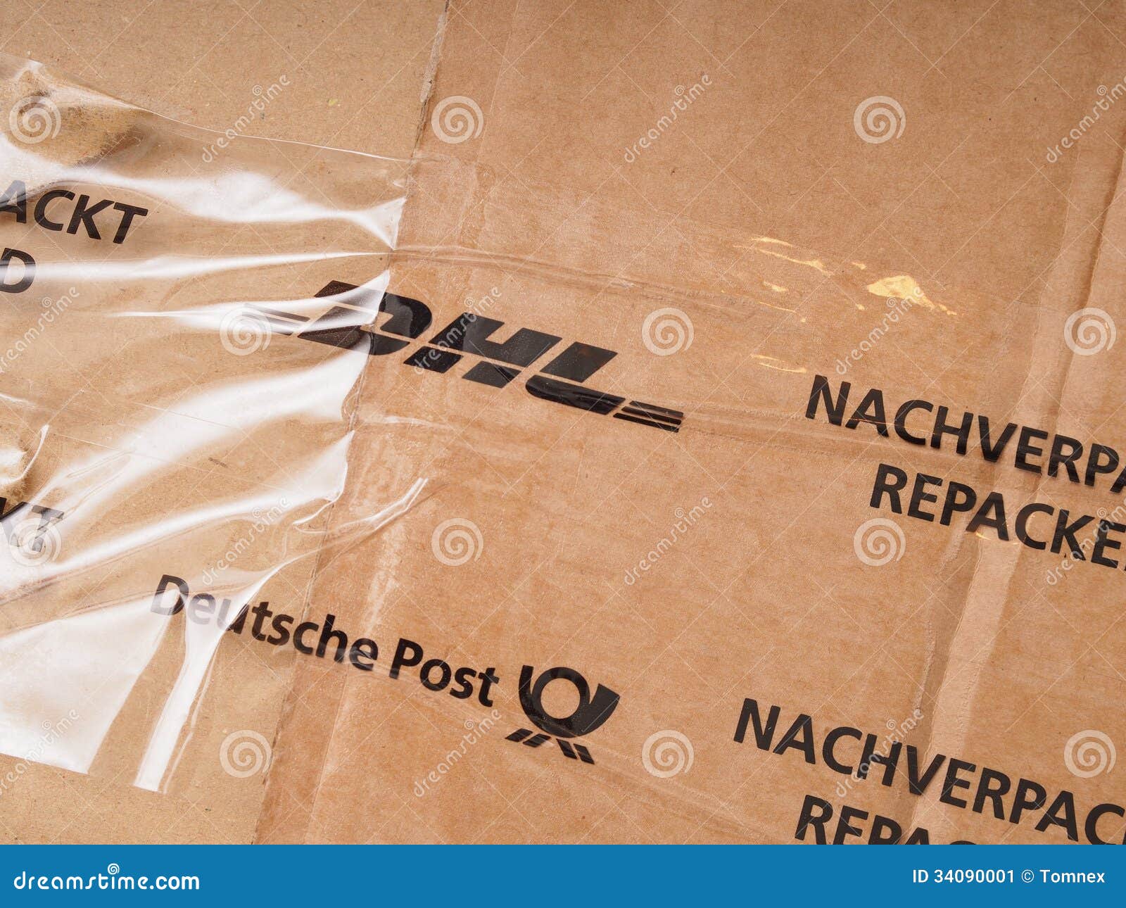 DHL and Deutsche Post editorial photo. Image of copy - 34090001