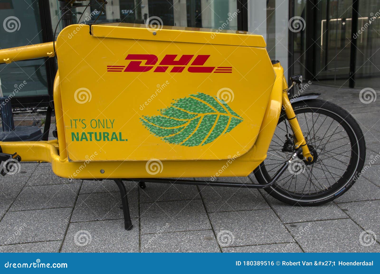 DHL Electrical Delivery Bicycle at Amsterdam the Netherlands 2019 ...