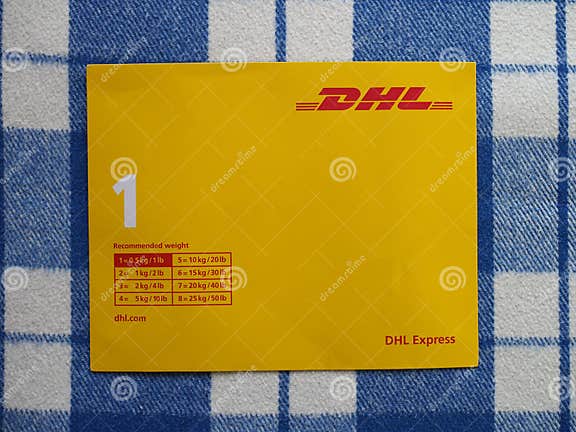 DHL Express Envelope in Bonn Editorial Photo - Image of october ...