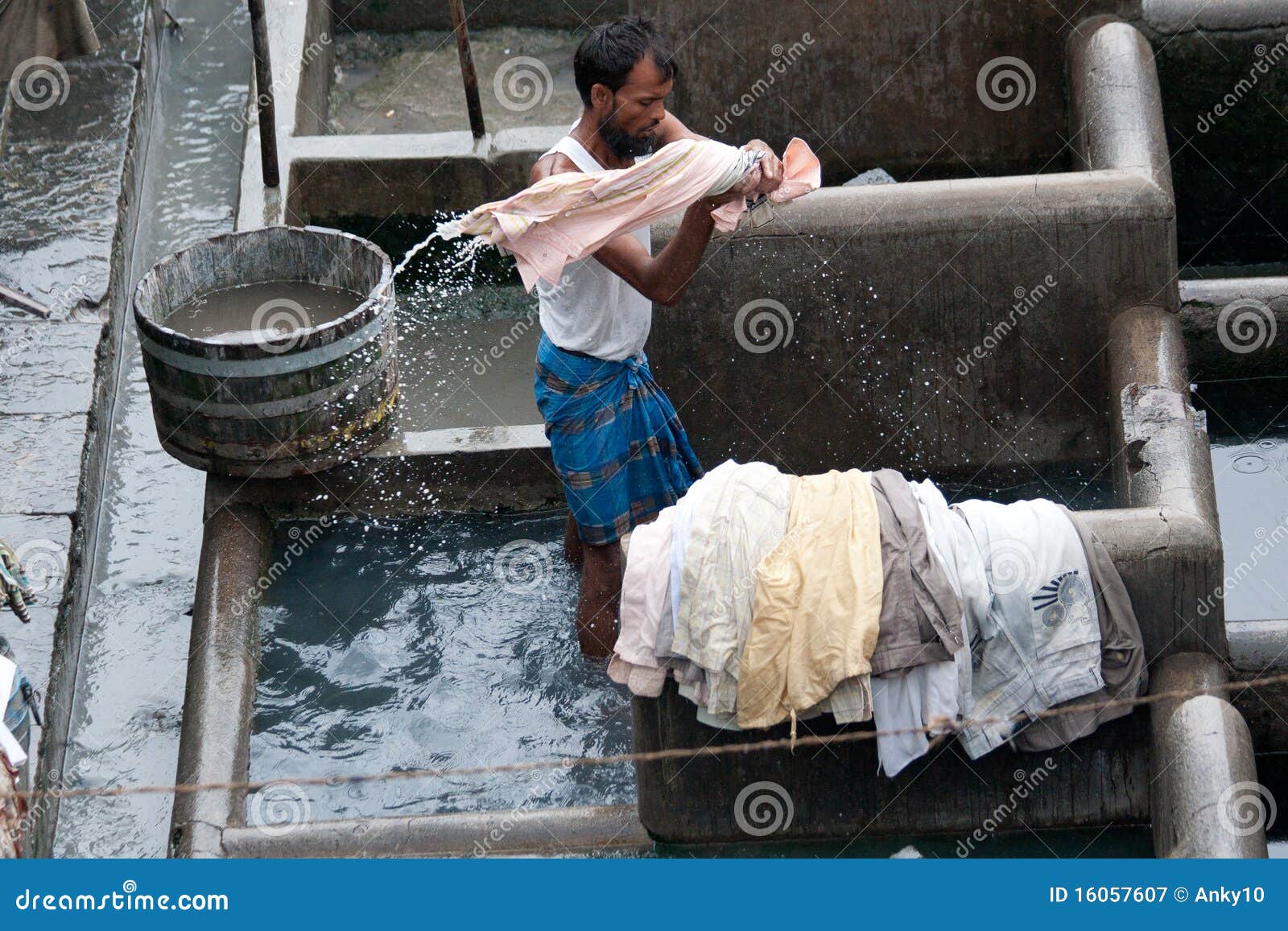 Dhobi Ghat Laundry editorial photography. Image of hard - 16057607