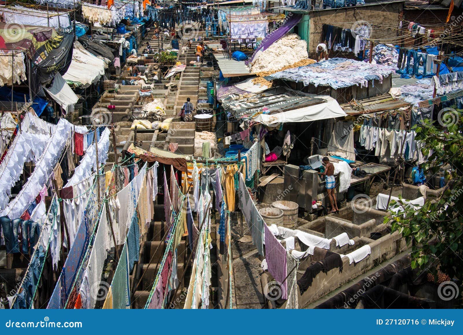 Dhobi Ghat Laundry Mumbai India Editorial Photo - Image of clothing ...