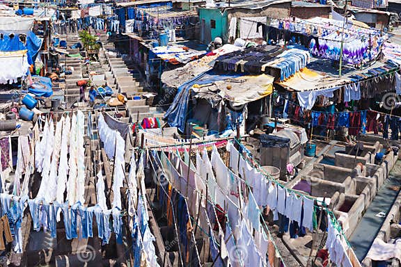 Dhobi Ghat, Mumbai photo éditorial. Image du biggest - 99252331