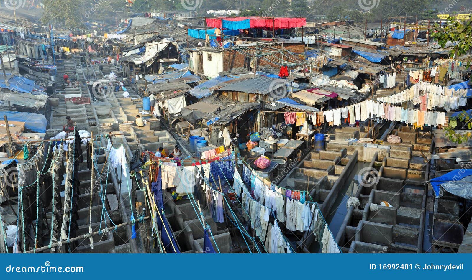 Dhobi Ghat in Mumbai, India. Editorial Photo - Image of extensive ...