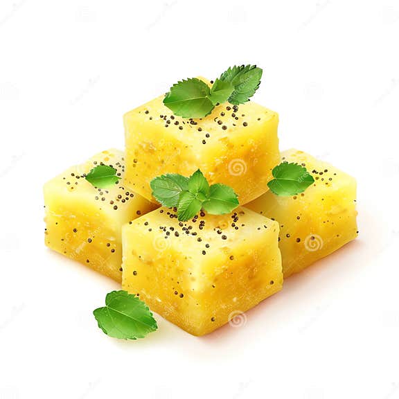 Dhokla hindu stock illustration. Illustration of plate - 336422469