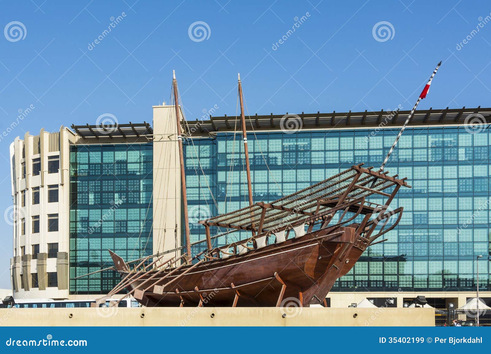 Dhow Dubai museum editorial stock image. Image of masts - 35402199