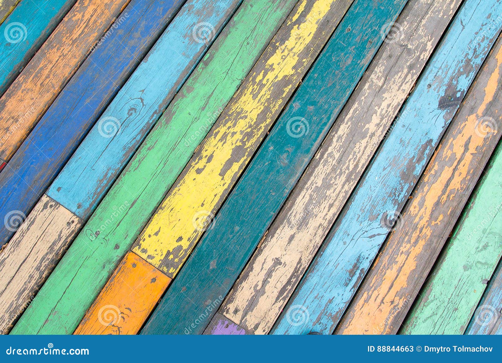 Di Assi Del Pavimento Di Legno Colorate Multi Immagine Stock - Immagine ...