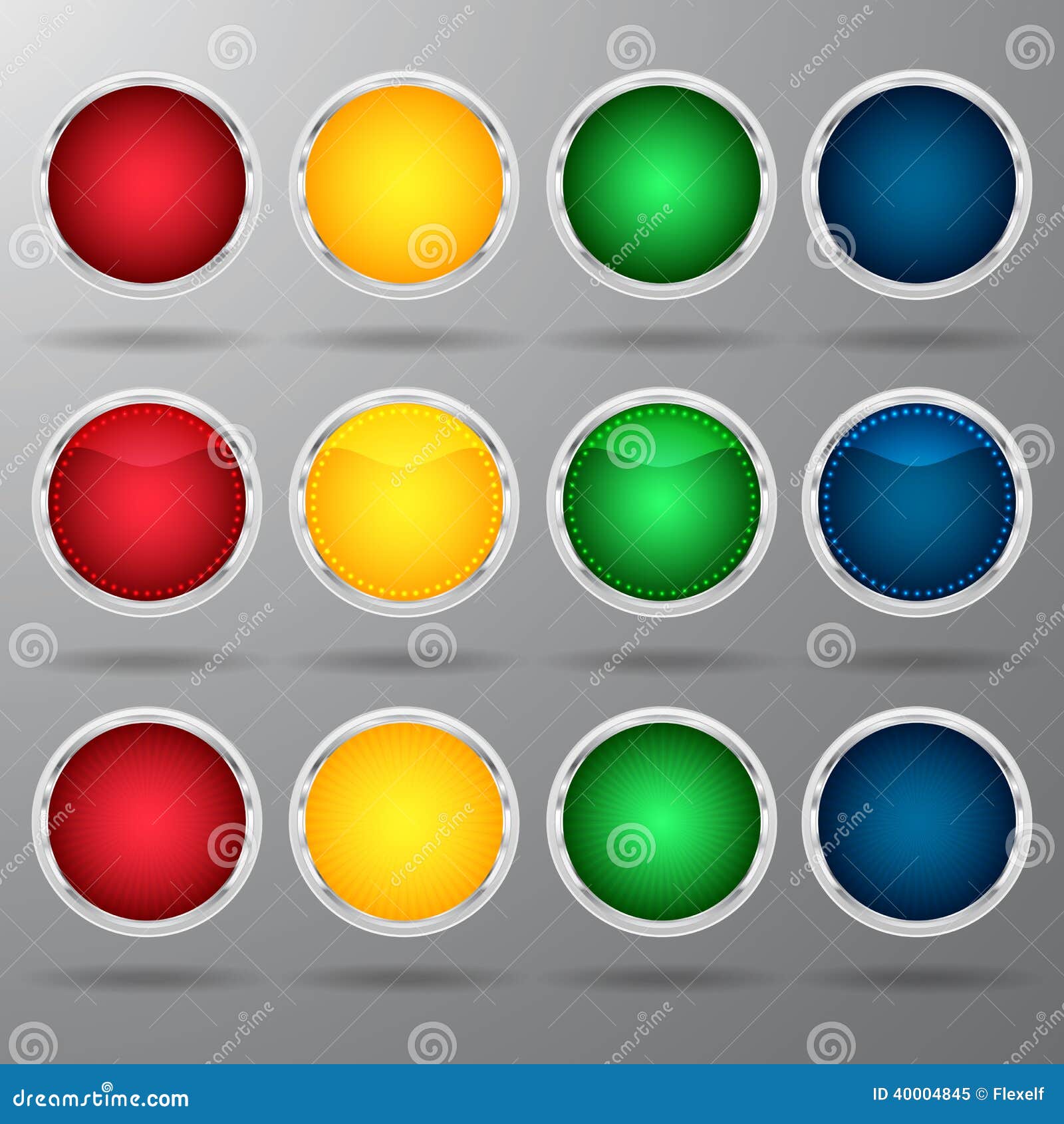 Di bottoni colorati Multi illustrazione vettoriale. Illustrazione di ...