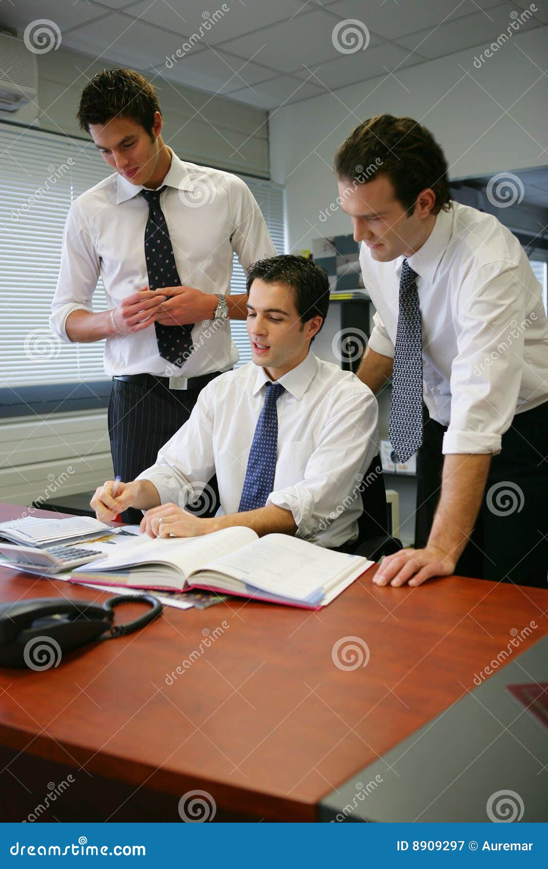 Di impiegato immagine stock. Immagine di agenzia, azienda - 8909297