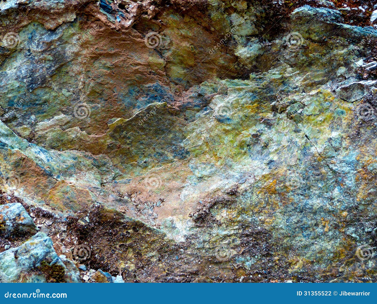 Di roccia colorata Multi fotografia stock. Immagine di colori - 31355522