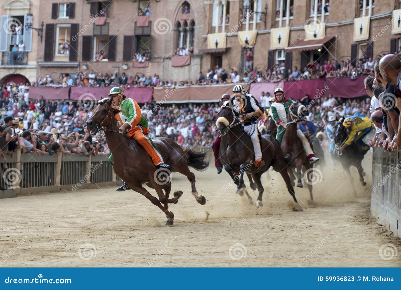 Di Sienne de Palio photo stock éditorial. Image du publique - 59936823