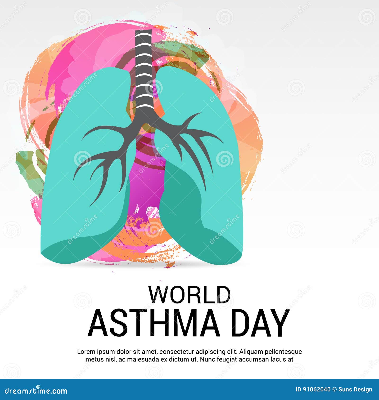 Dia da asma do mundo ilustração stock. Ilustração de internacional ...