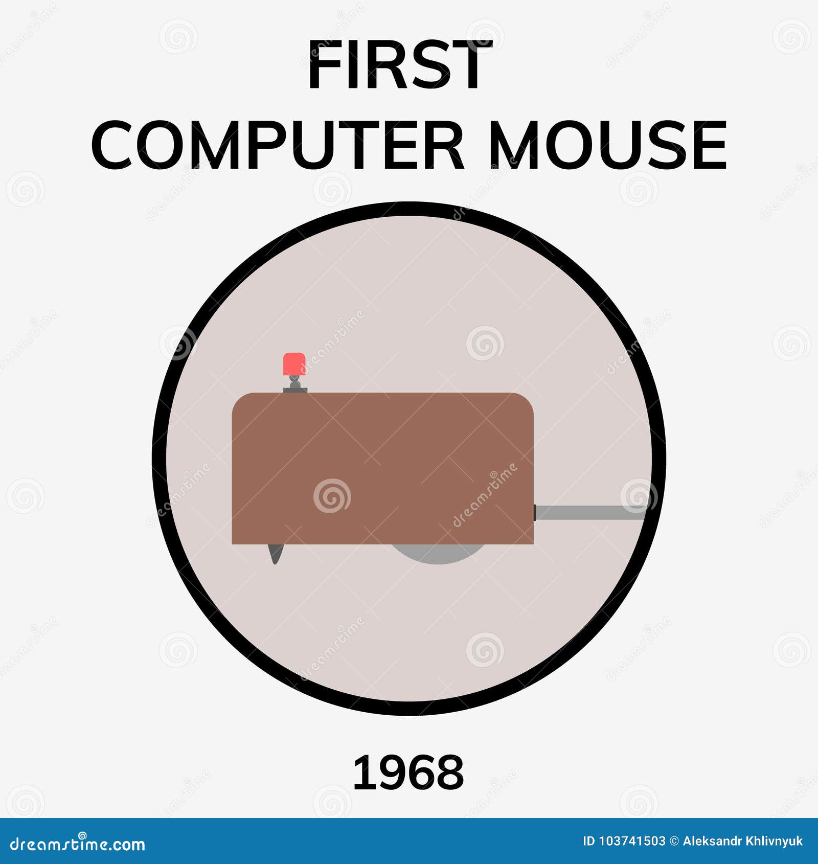 Dia do rato do computador ilustração stock. Ilustração de vazio - 103741503