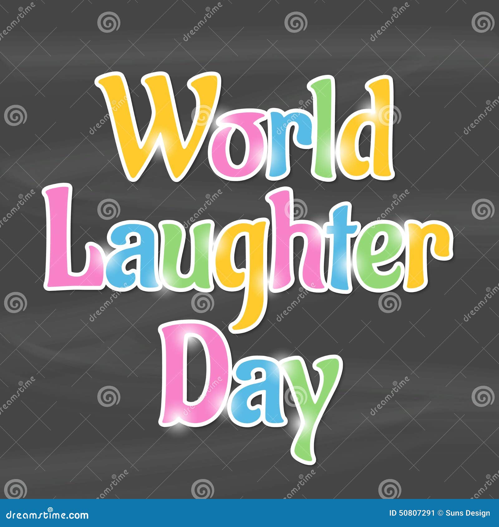 Dia do riso do mundo ilustração stock. Ilustração de sustento - 50807291