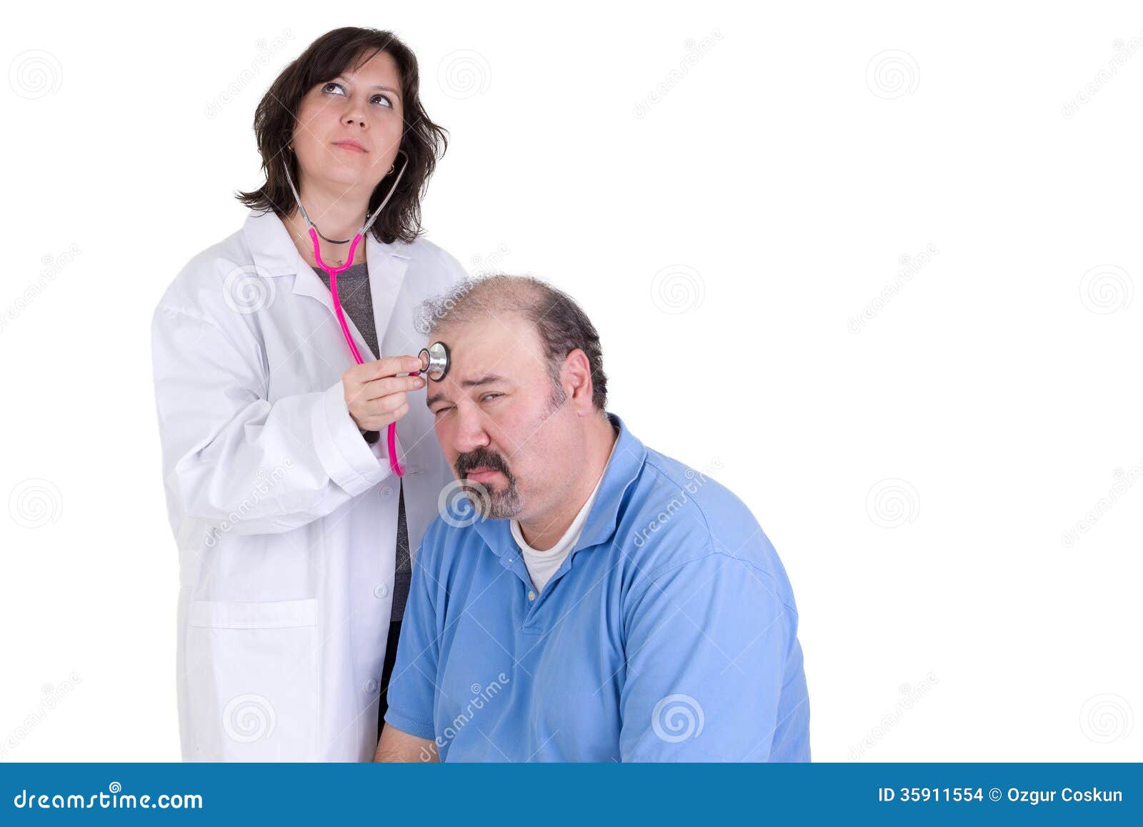 Dia Que Sonha O Interno E Seu Paciente Calmo Foto de Stock - Imagem de ...