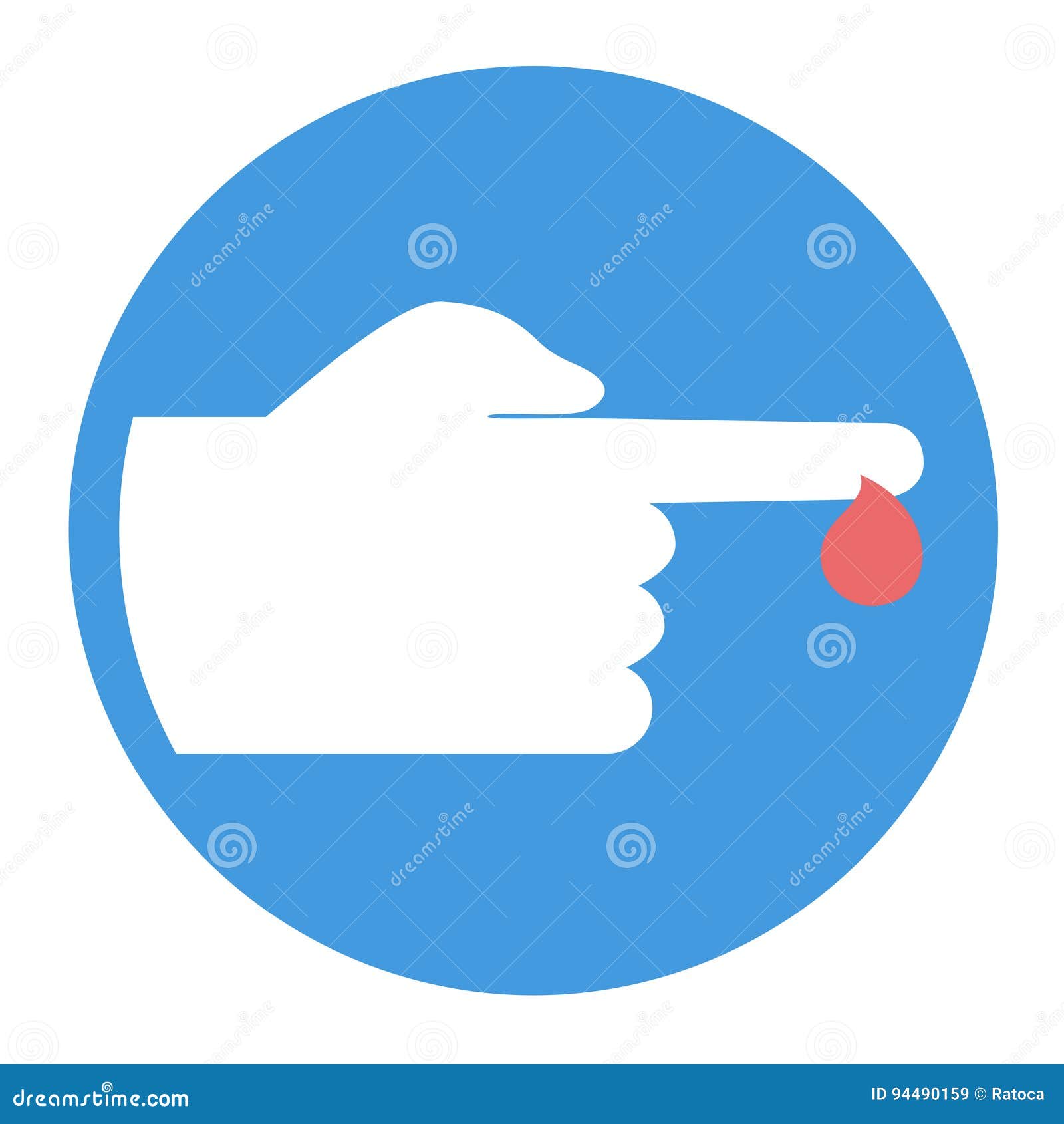 Diabetes 3D Icon - Sugar, Blood, And Blue Circle Cartoon Vector ...