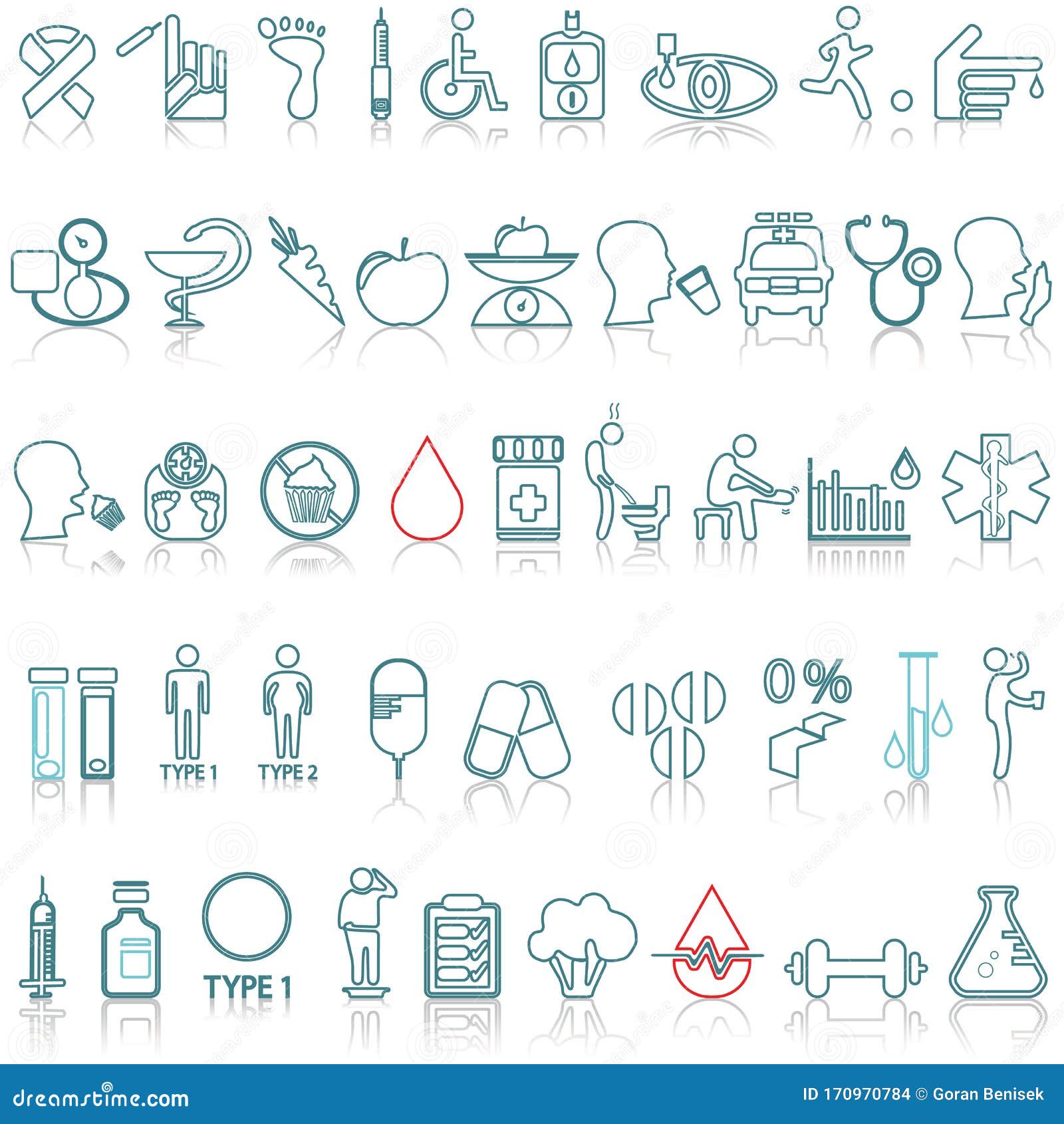 Diabetes 3D Icon - Sugar, Blood, And Blue Circle Cartoon Vector ...