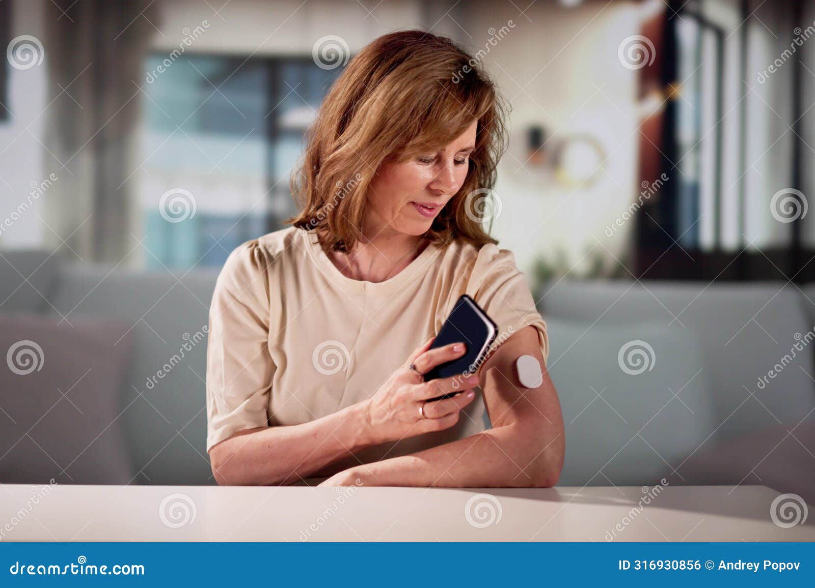 Diabetes Patient Testing Glucose Stock Photo - Image of patient ...