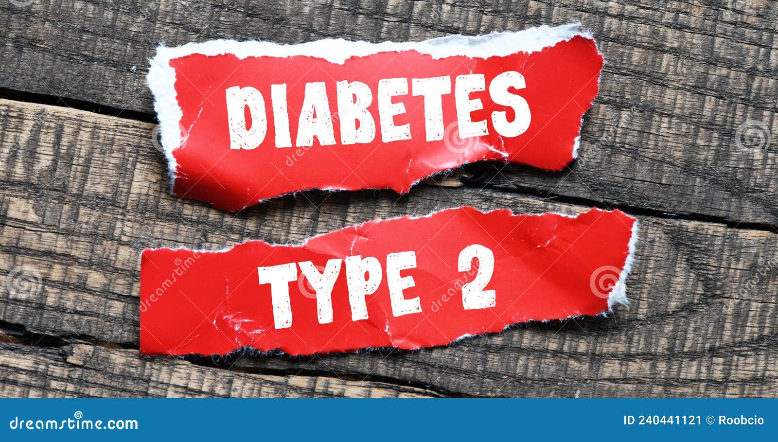 DIABETES TYPE 2 Words on Small Red Sheets of Paper Stock Image - Image ...