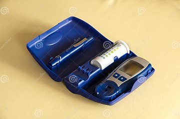 Diabetes utensils stock photo. Image of health, medic - 4300136