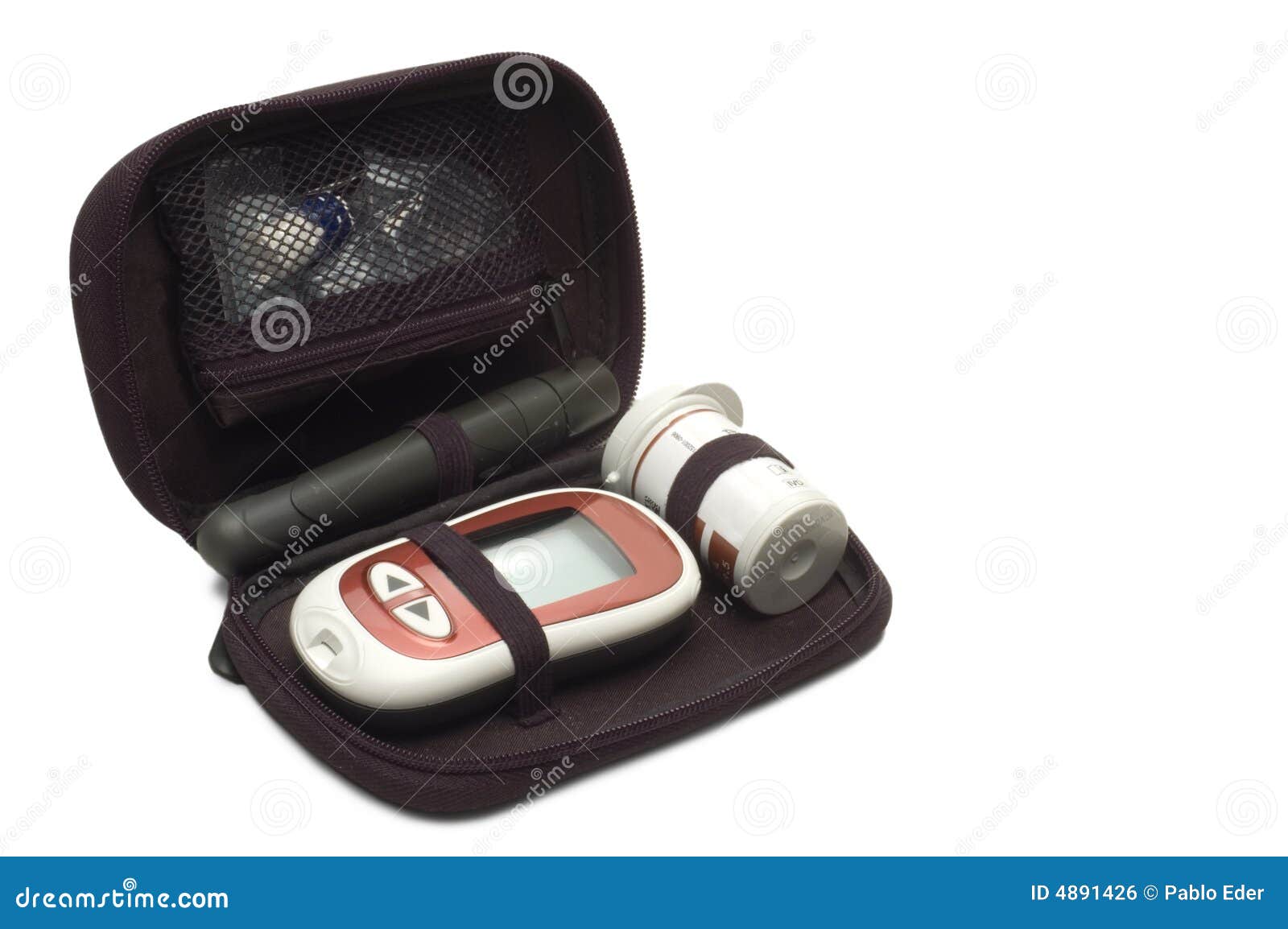 Diabetic Set Of Glucose Meter Monitor, Lancet With Spare Needles ...