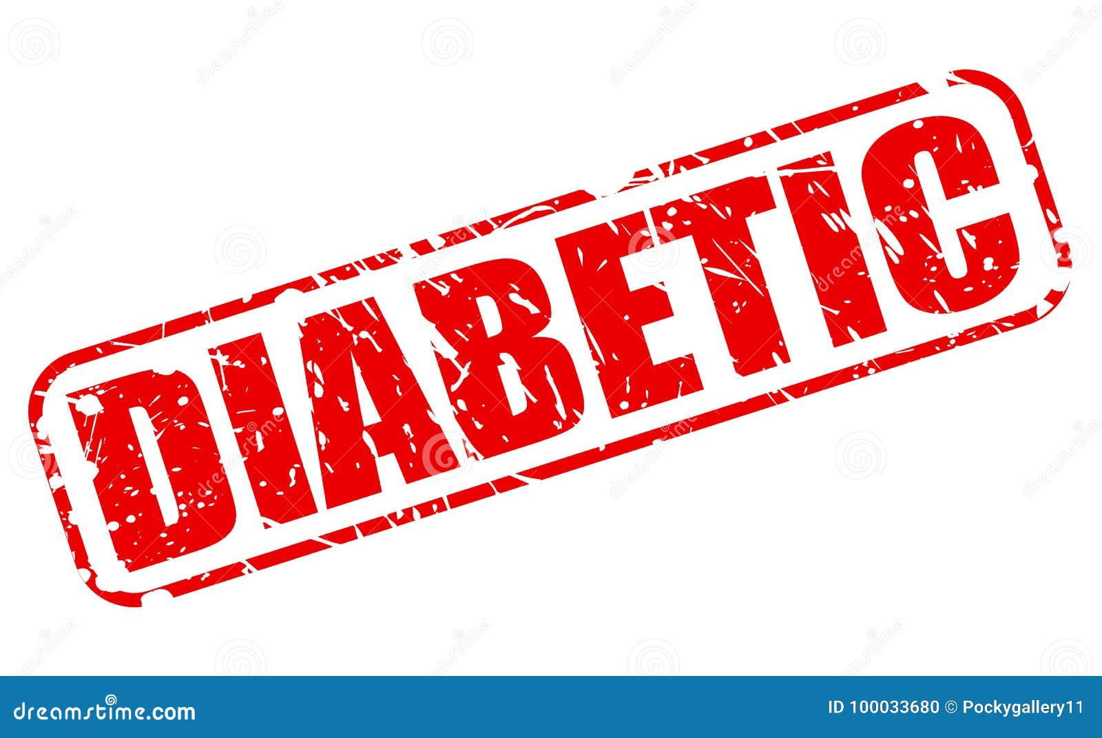 DIABETIC red stamp text stock vector. Illustration of sign - 100033680