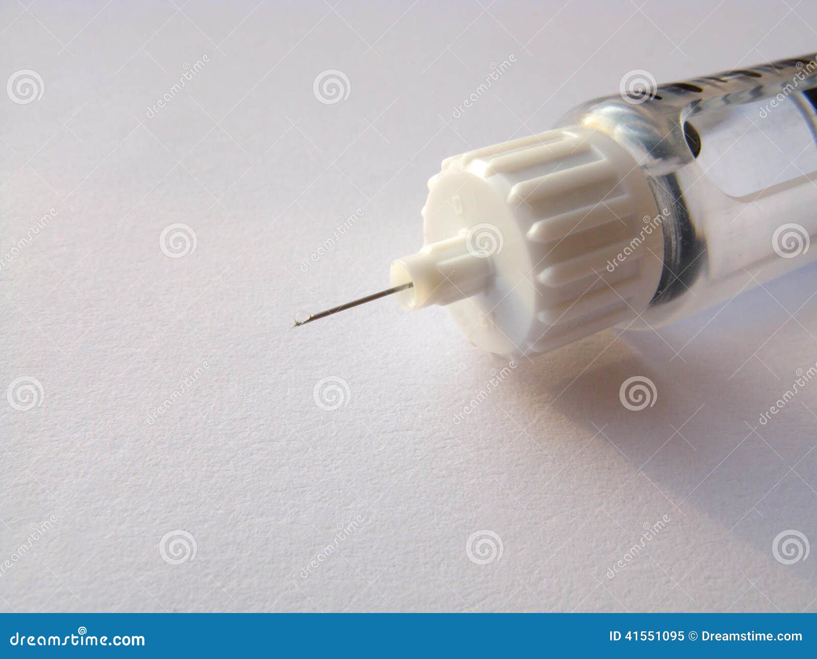 Set Diabetic: Syringe Pen With Insulin And Lancets Stock Image ...
