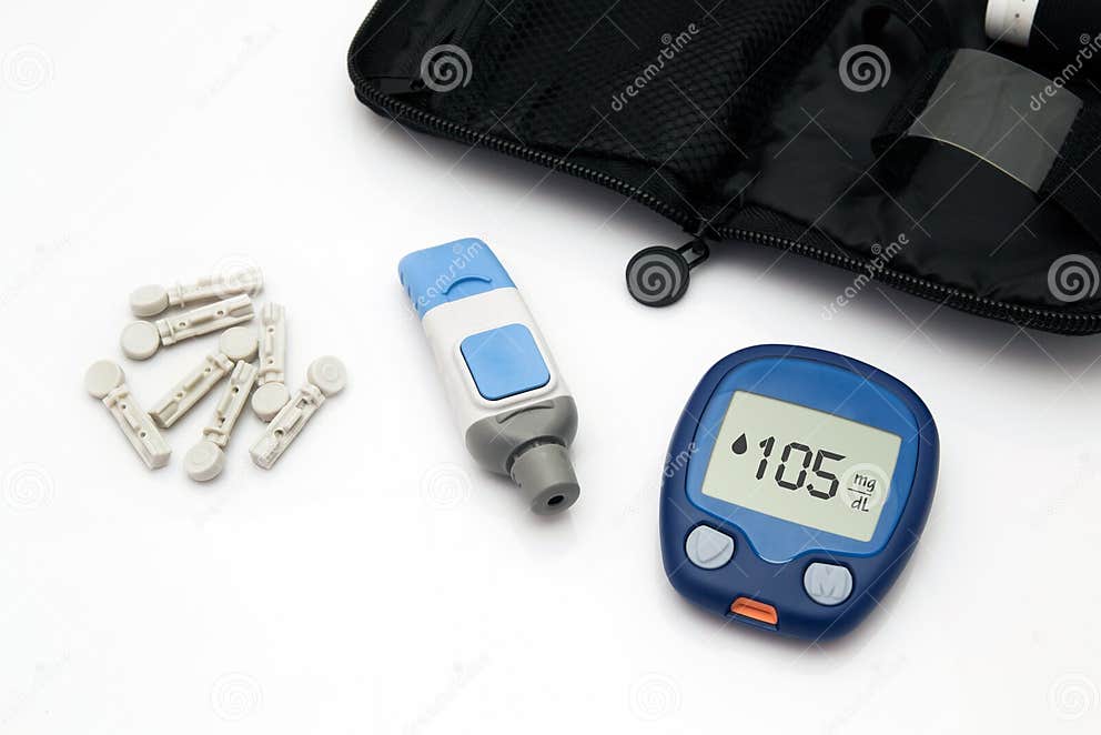 Diabetic test kit stock photo. Image of hyperglycemia - 35125518