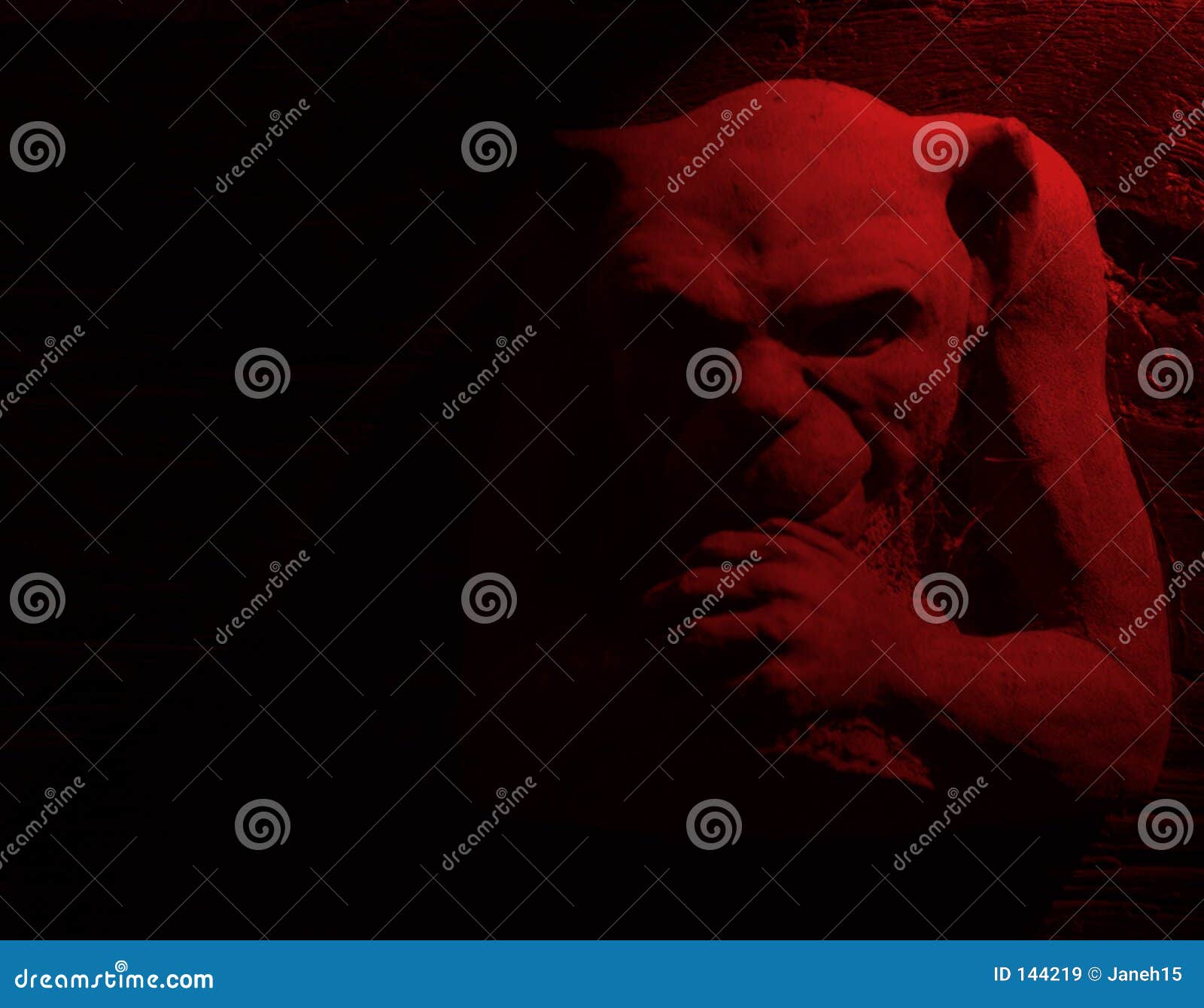 Diable rouge image stock. Image of conceptuel, jalousie - 144219