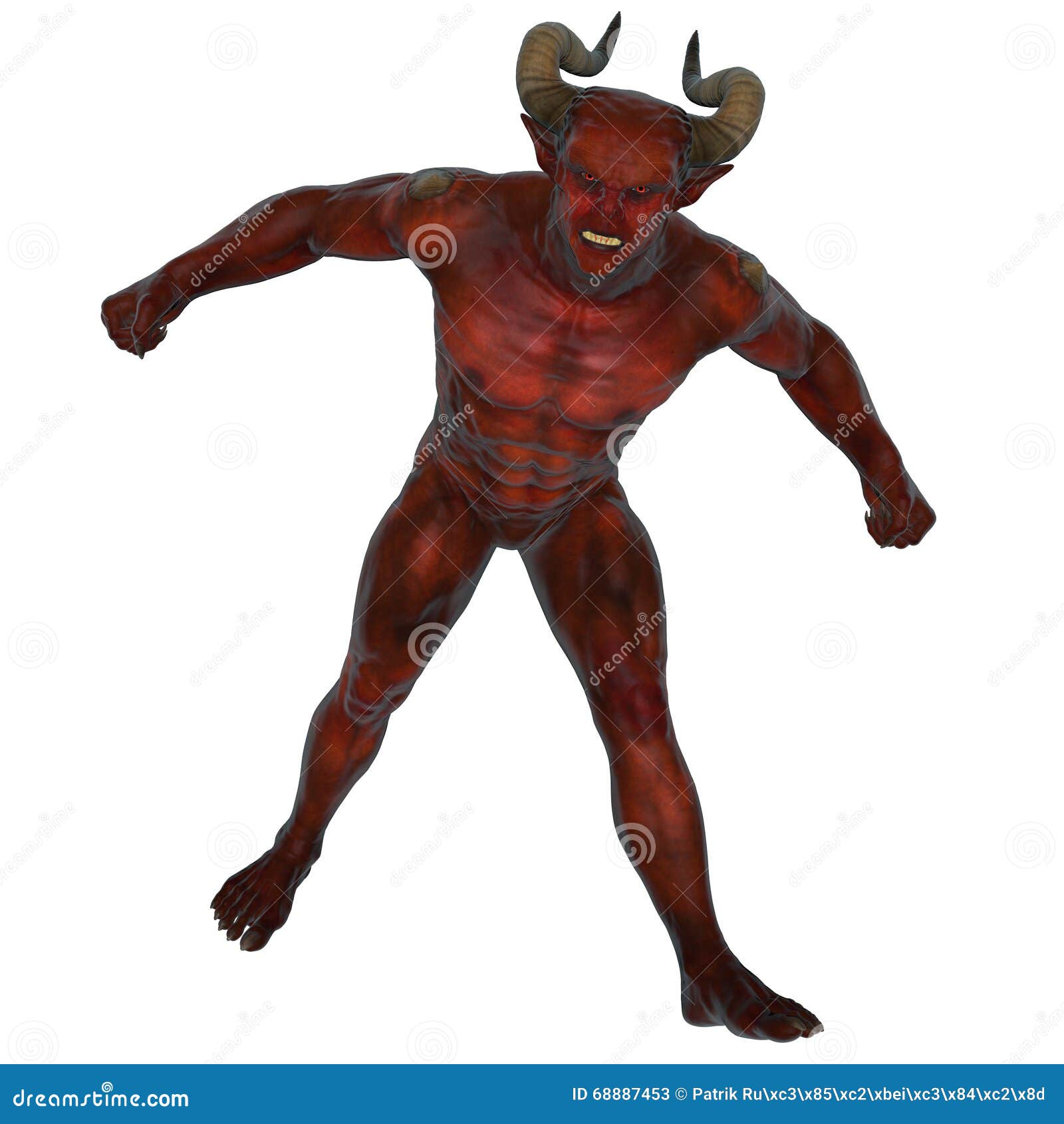 Diablo del infierno stock de ilustración. Ilustración de monstruo ...