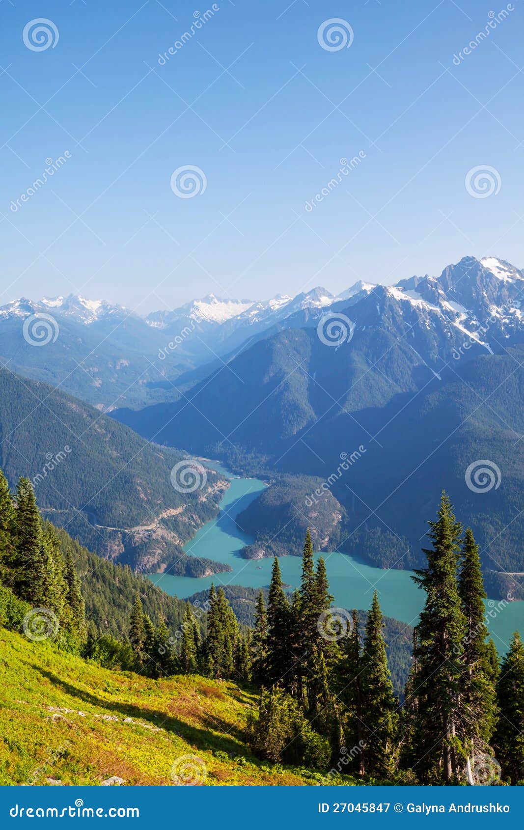 Diablo lake stock image. Image of mountain, america, north - 27045847