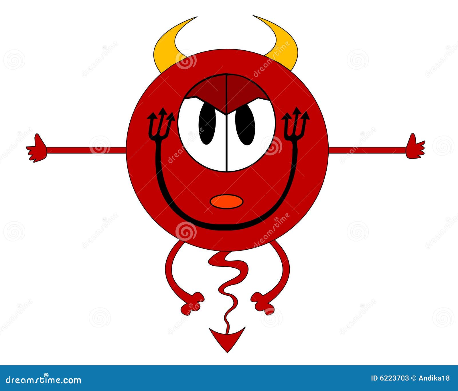 Diabo Dos Desenhos Animados Imagem. Imagem: 6223703