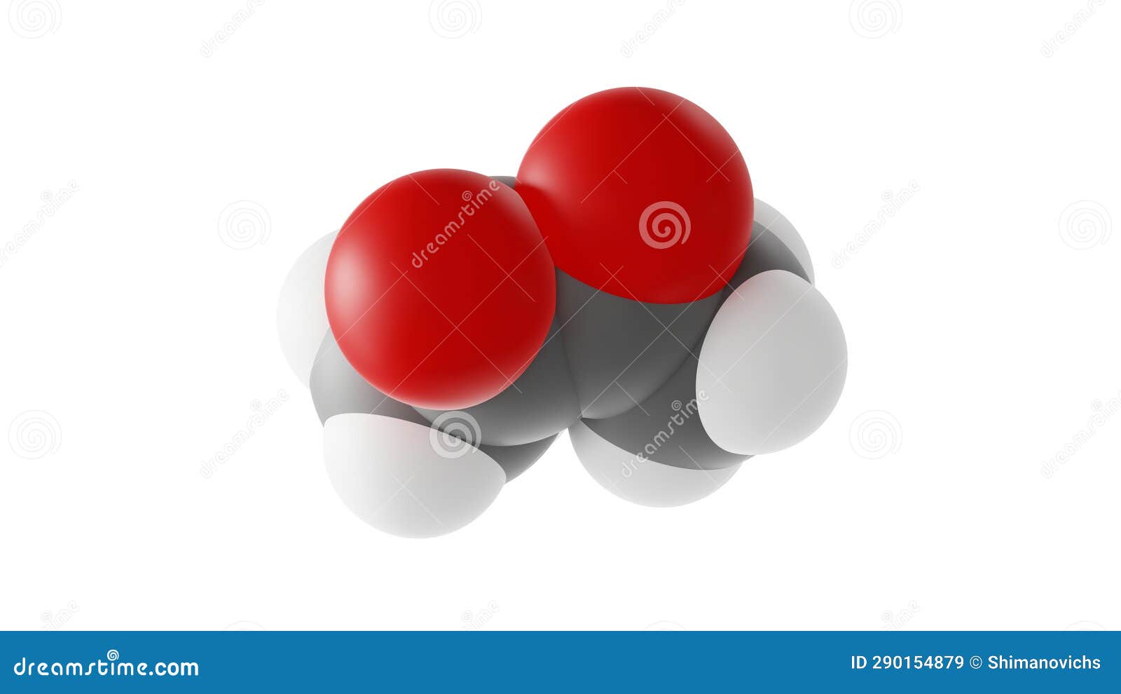 Diacetyl Molecule, Molecular Structure, Butanedione, Ball And Stick 3d ...