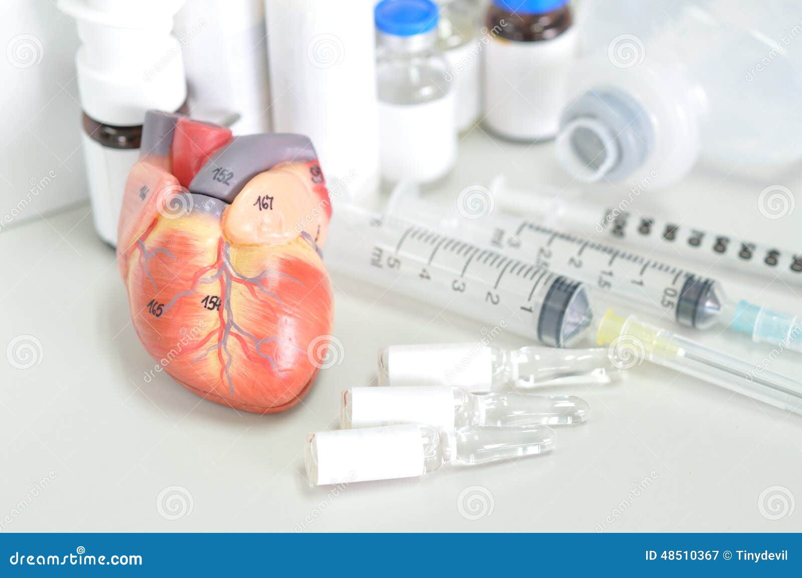 Diagnosis of human heart stock image. Image of scan, stethoscope - 48510367