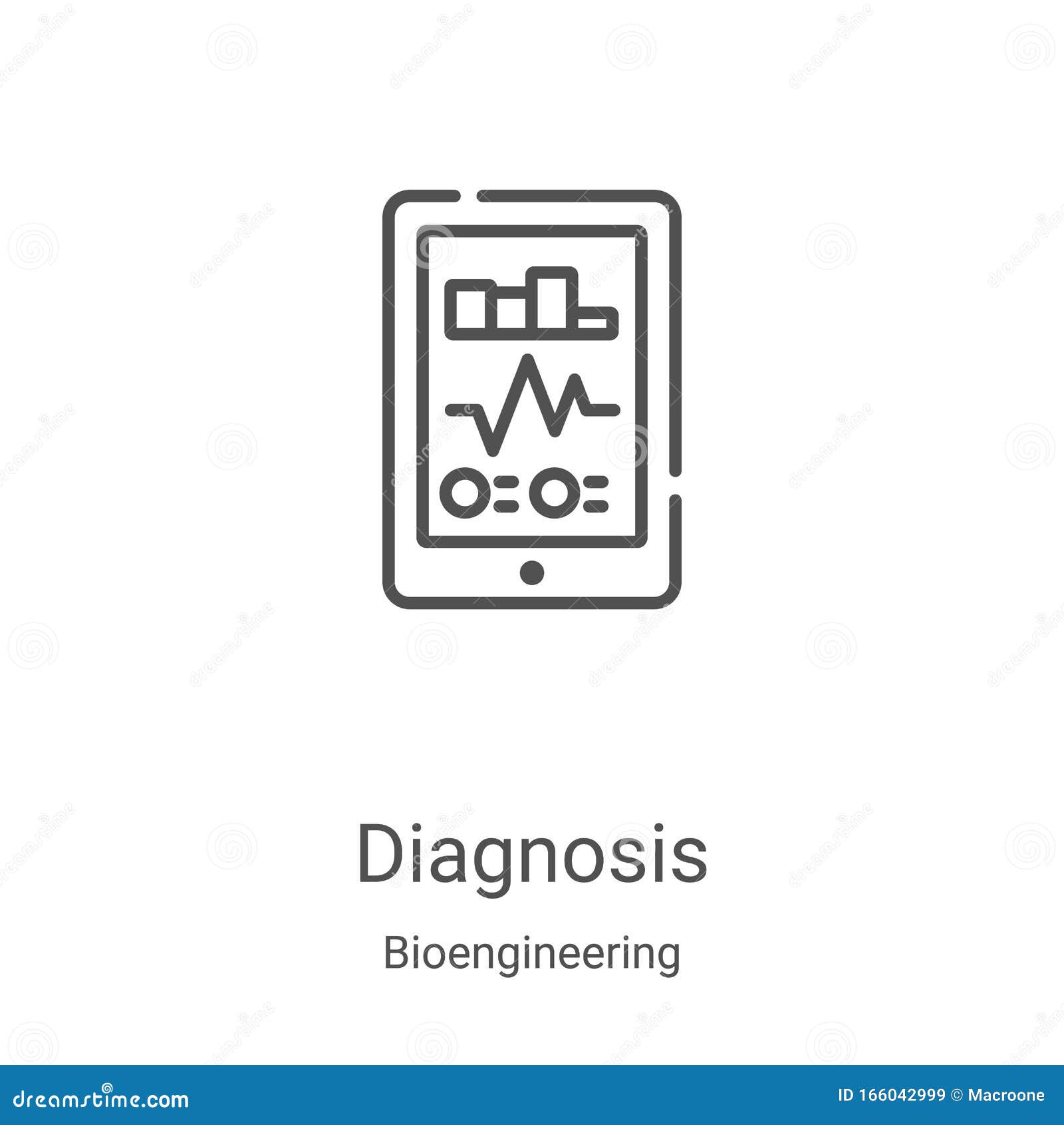Linear Diagnosis Icon From Medical Outline Collection. Thin Line ...