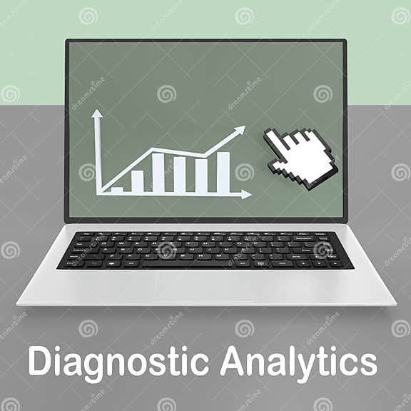 Diagnostic Analytics Concept Stock Illustration - Illustration of ...