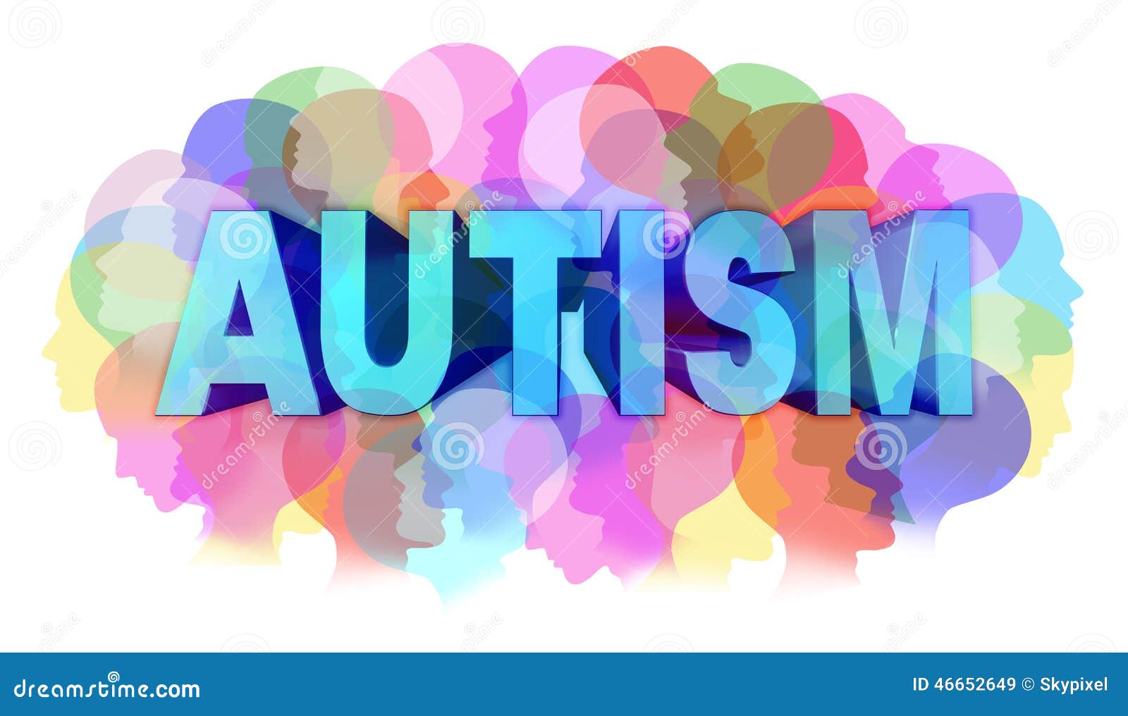 Diagnostic D'autisme Illustration Stock - Image: 46652649