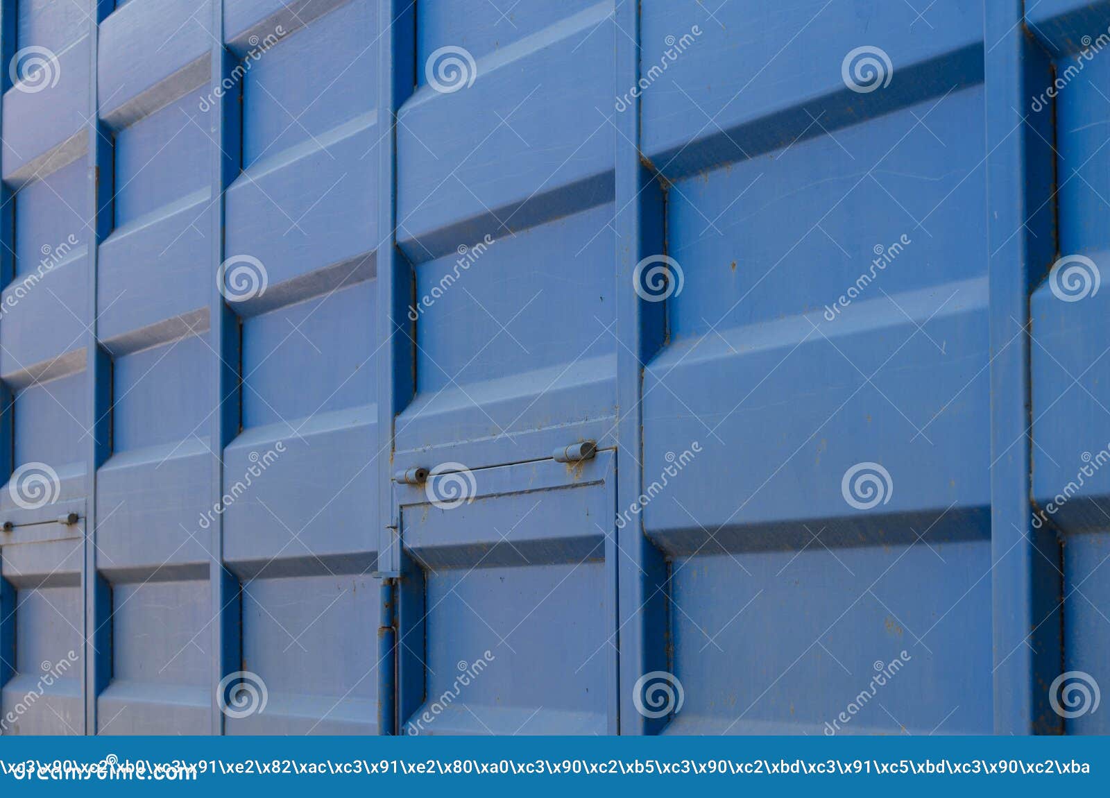 Metal Wall. the Wall is Made of Metal. Metal Structure Stock Image ...